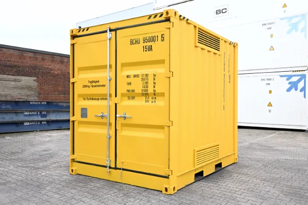 10 Fuß Gefahrstoffcontainer High Cube | Container aus Hamburg | Braun ...